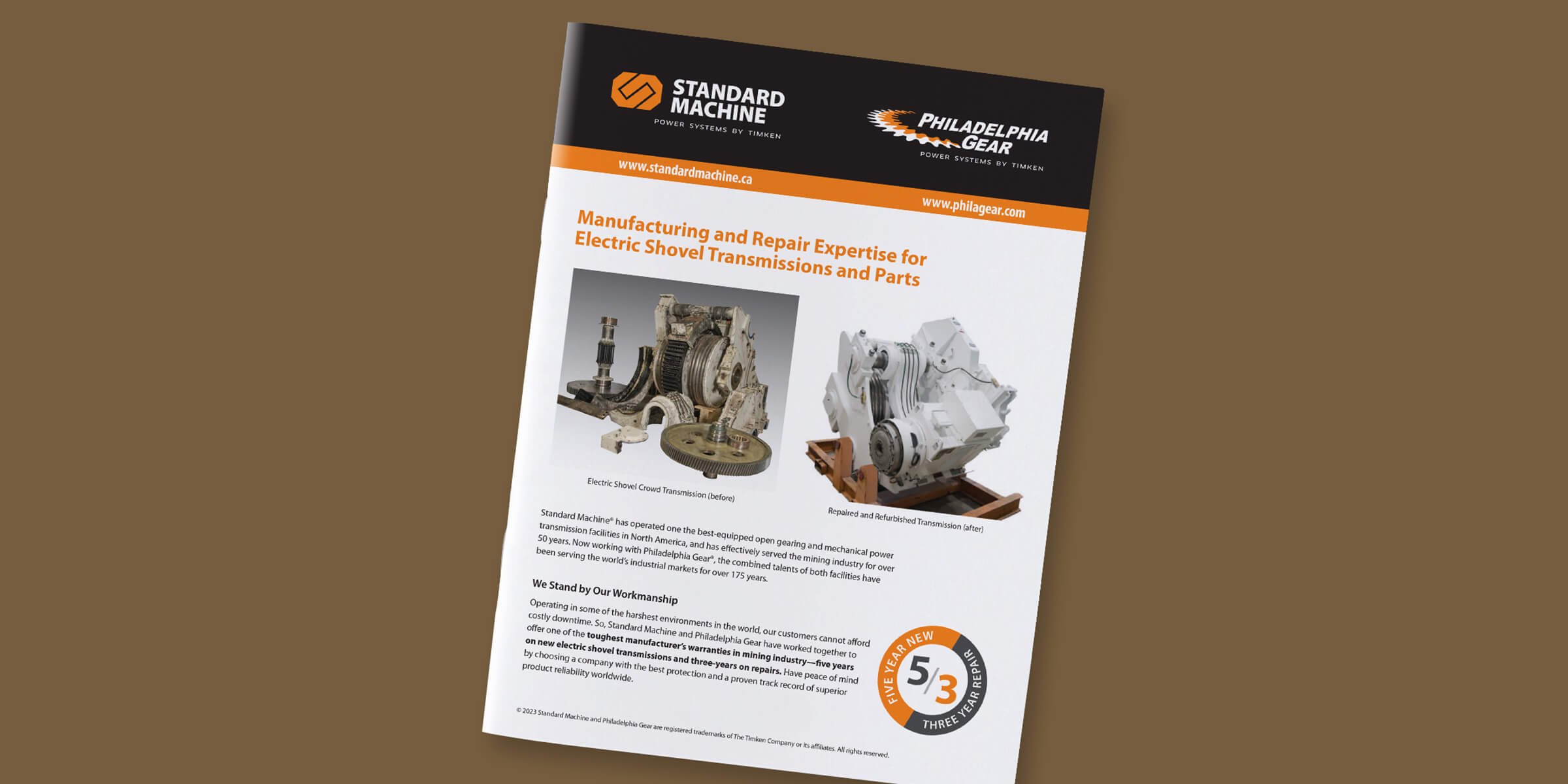 Standard machine Warranty | Philadelphia Gear
